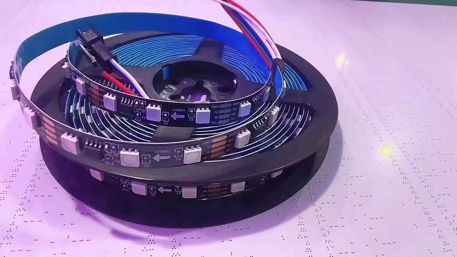 Madrix LED Strip Tape Addressable SMD5050 RGB IC WS2812 12V Led Lights ...